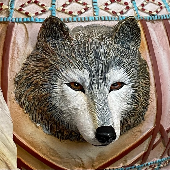 The Bradford Exchange | Accents | 205 Bradford Exchange Spirit Of The Wolf Chuck Ren Sacred ...